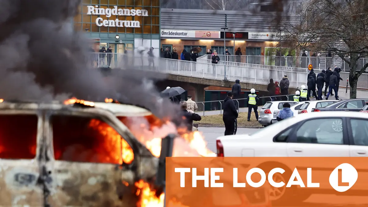 Nine police injured during protest in Sweden