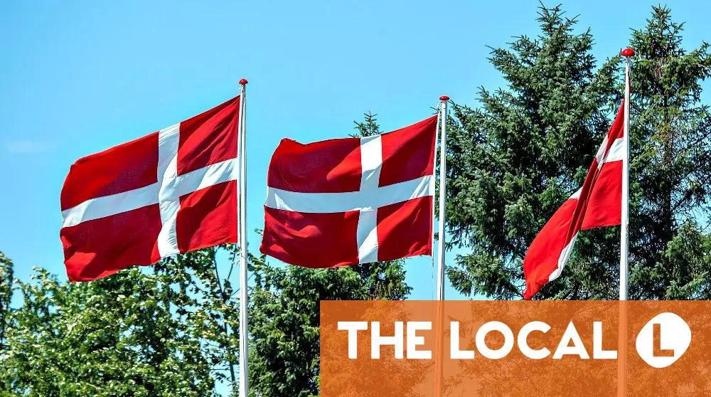 Why do Danes use their national flag as a birthday banner?