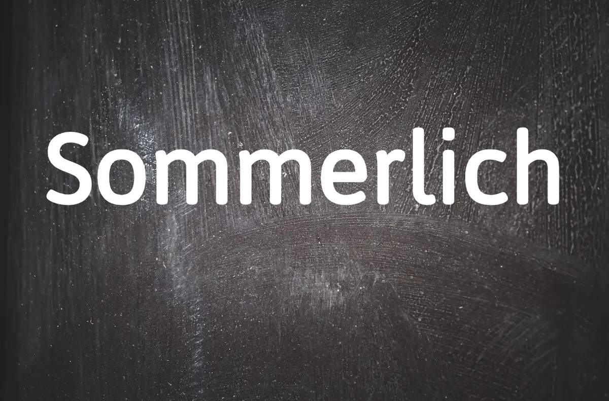 German word of the day: Sommerlich