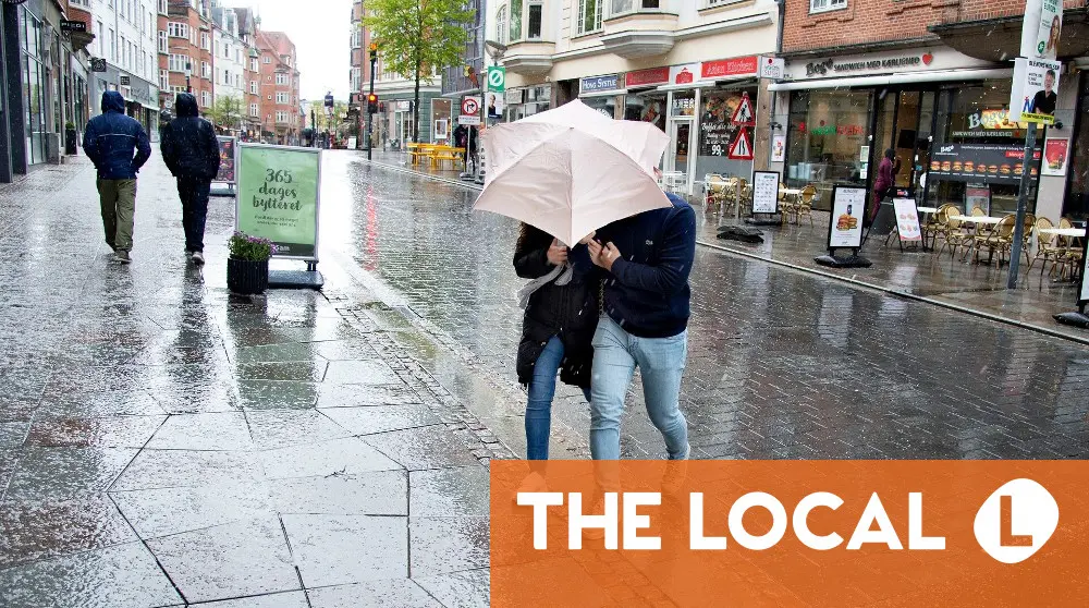 Hail, thunder and downpours: Weather warning issued for Denmark on Monday