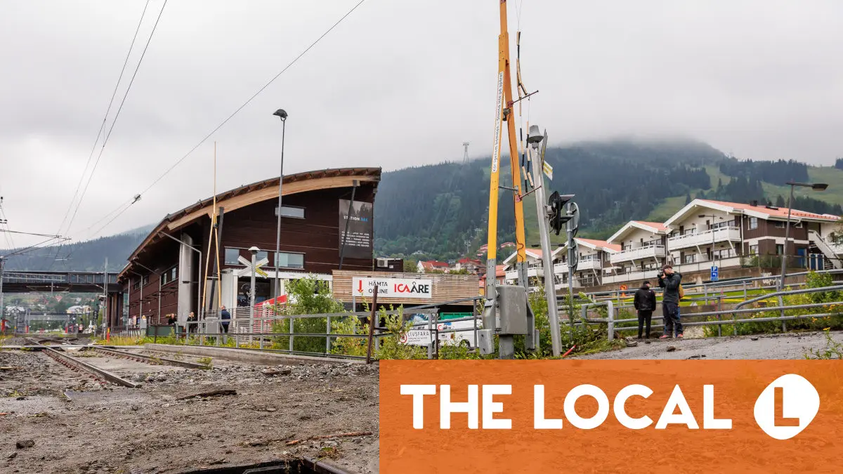 Storm Hans: Flood warnings as rain continues to fall in western Sweden