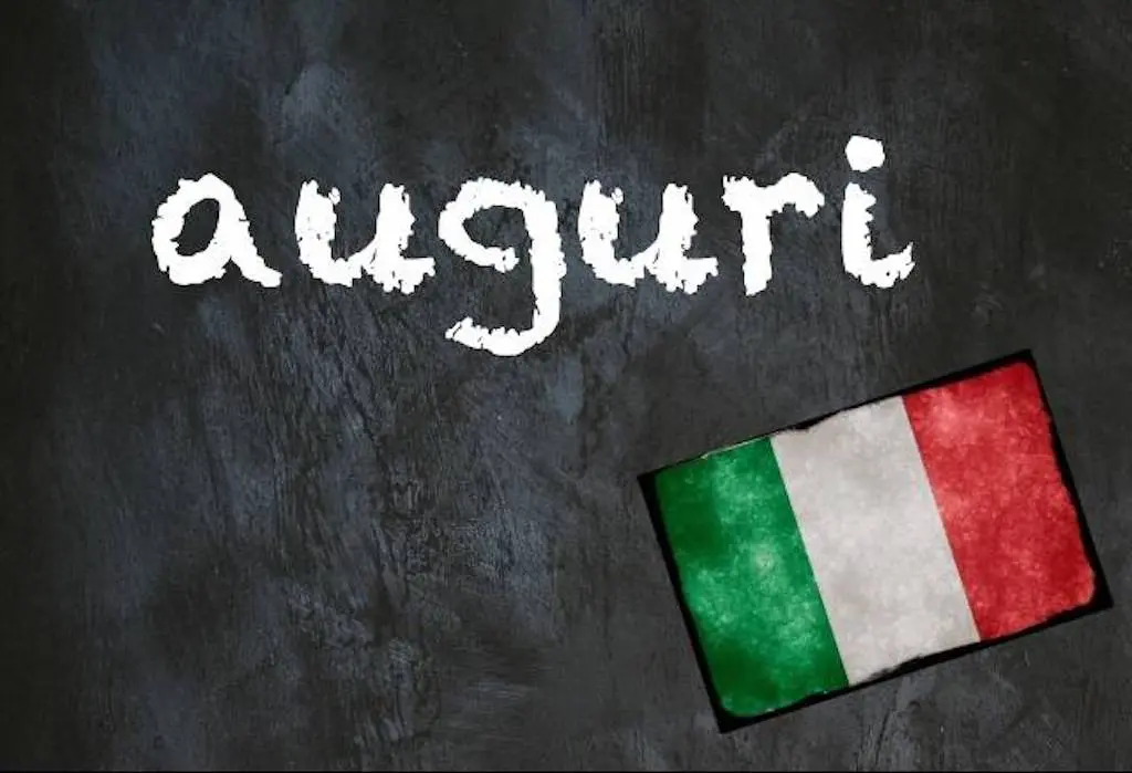 Italian word of the day: 'Auguri'