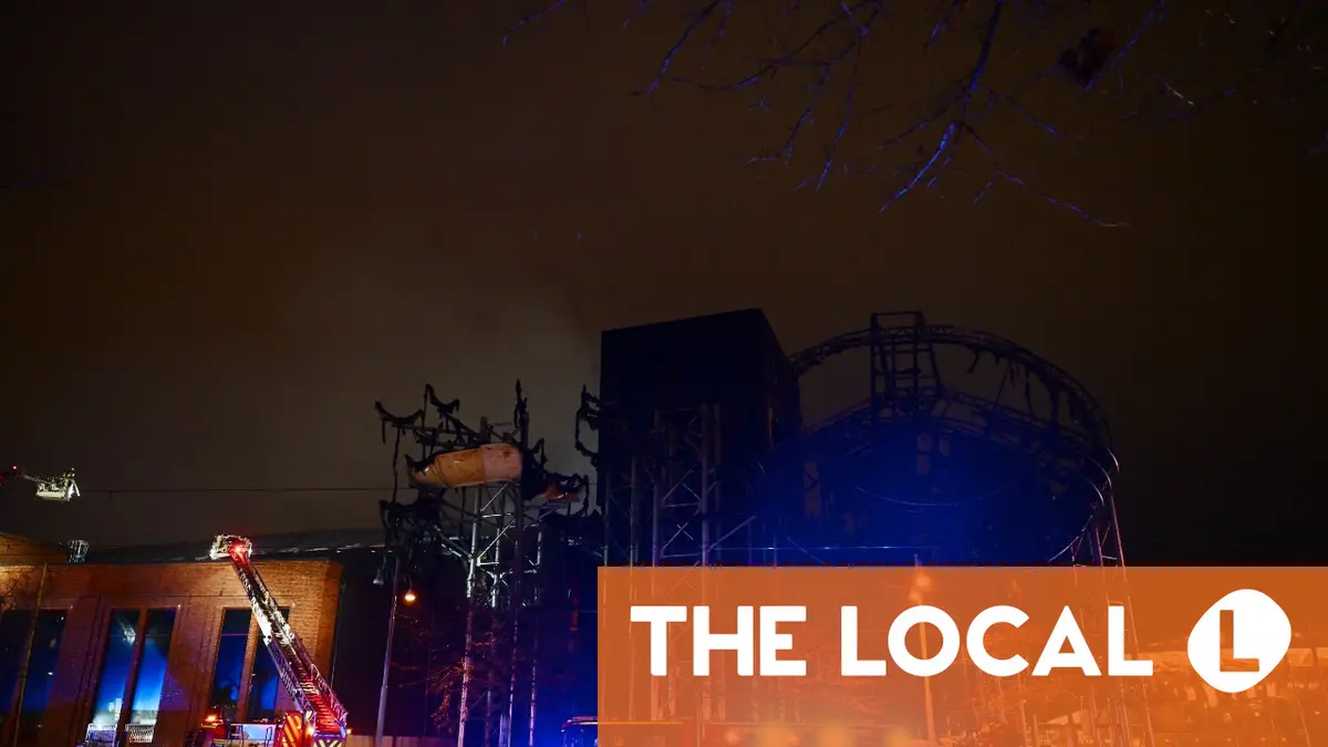 Fire at Gothenburg's Liseberg amusement park still raging on third day