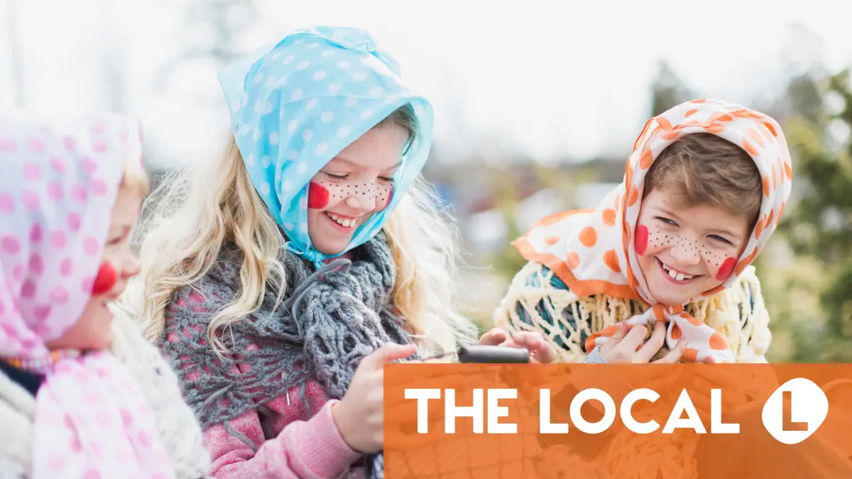 How to dress your child up as a Swedish Easter Witch