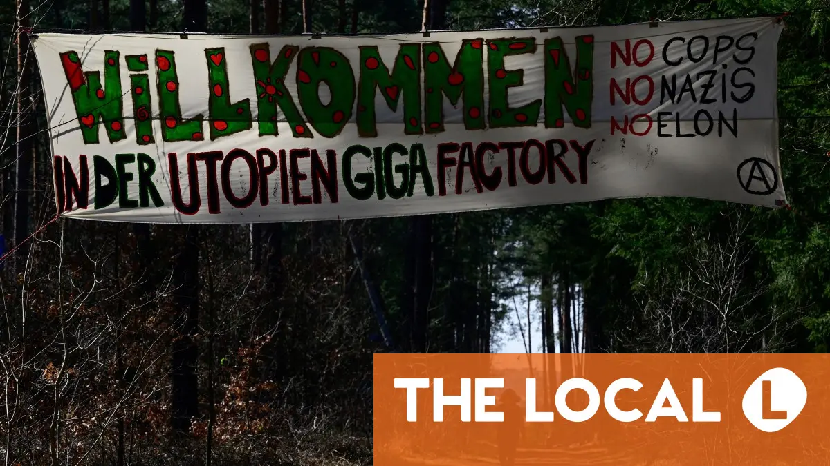 Clashes as protesters try to force entry into German Tesla plant