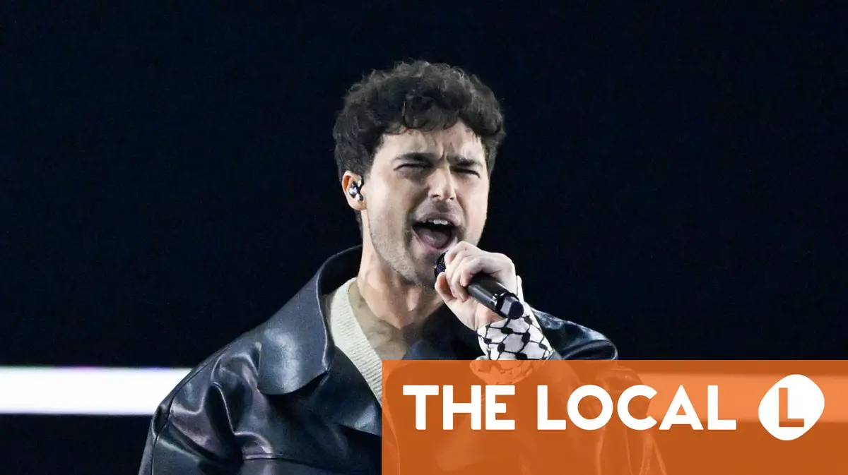 Swedish pop star Eric Saade hits back at EBU criticism of Palestinian scarf