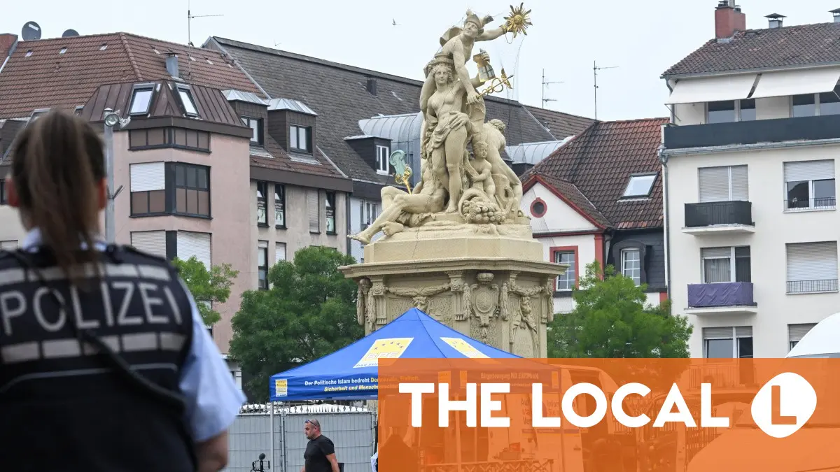 Tensions high in Mannheim after knife attack claims life of policeman