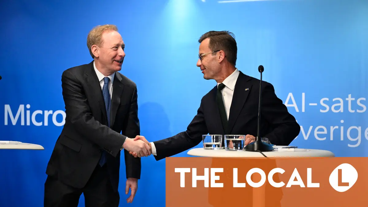 Microsoft to invest over 33 billion kronor in Swedish AI