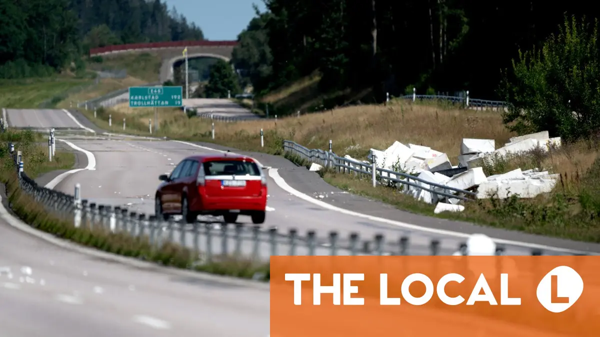 E45 motorway north of Gothenburg to reopen today after flood damage