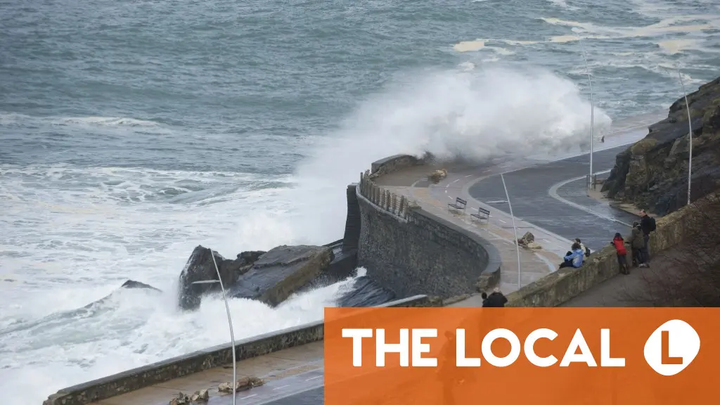 Spain issues severe weather warning as Storm Aitor hits northern regions