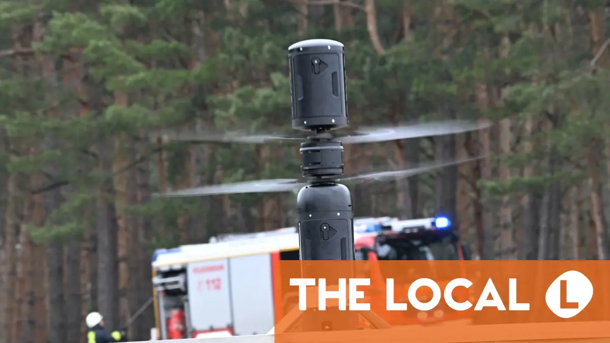 AI-powered drones track down fires in German forests