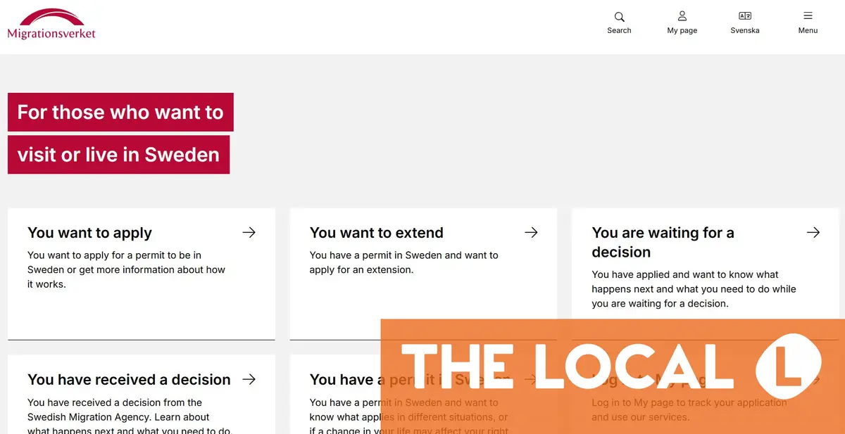 Swedish Migration Agency revamps website to make life easier for permit ...