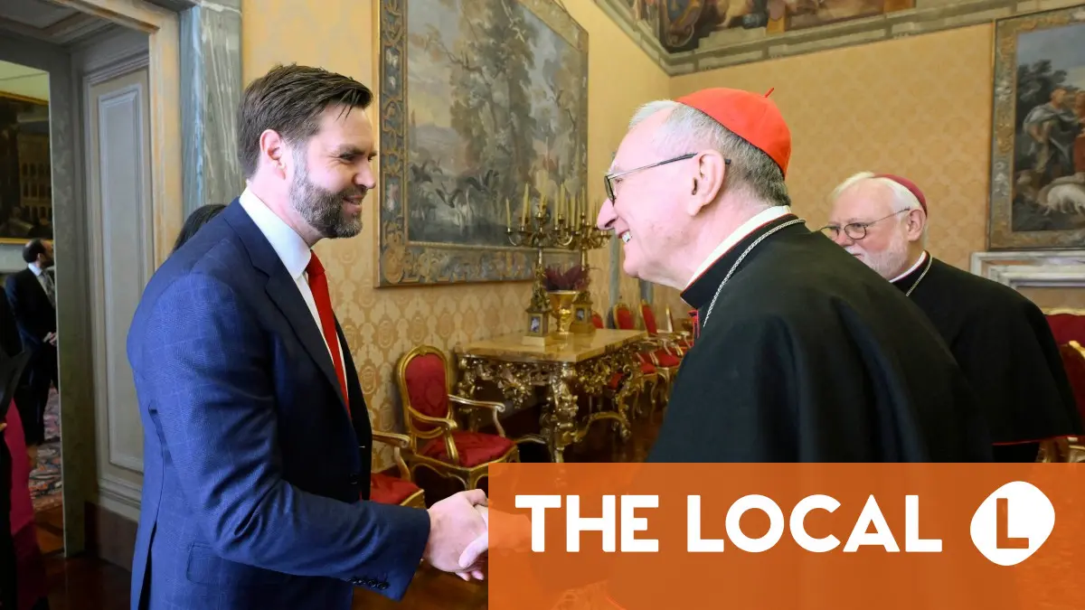 Vance holds 'cordial talks' with pope's right-hand man