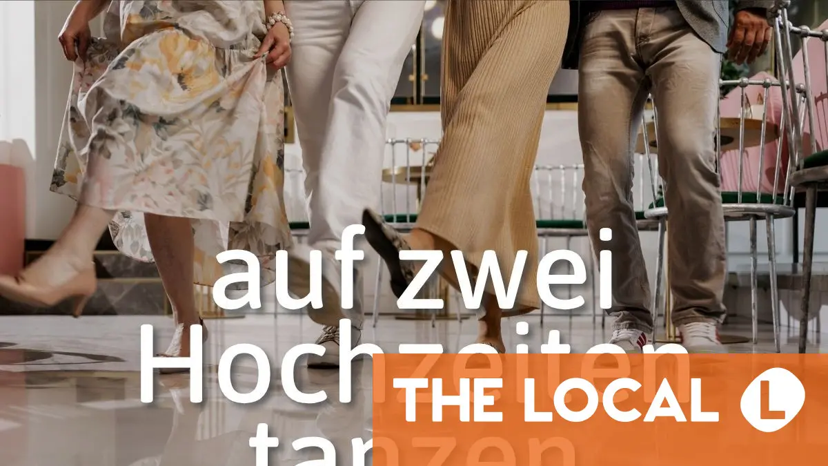 German Expression of the Day: auf zwei Hochzeiten tanzen