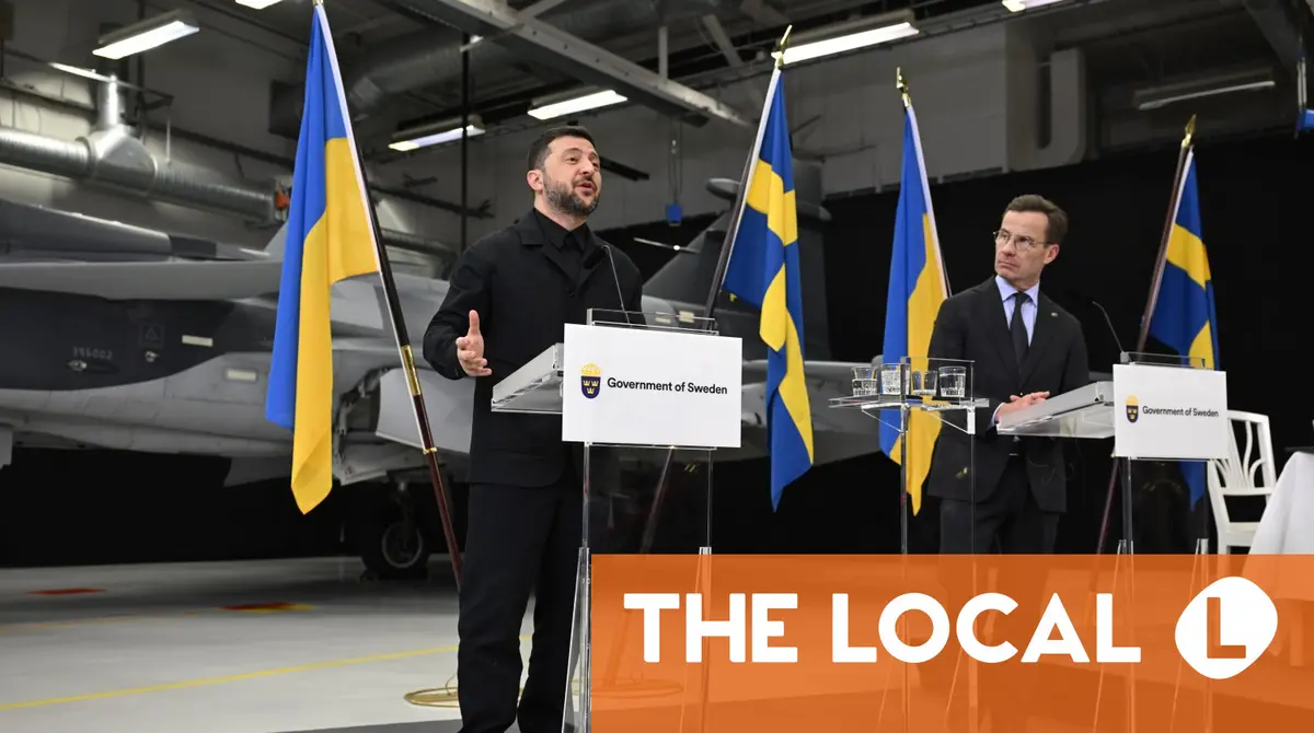 Sweden and Ukraine sign letter of intent to supply Gripen fighters