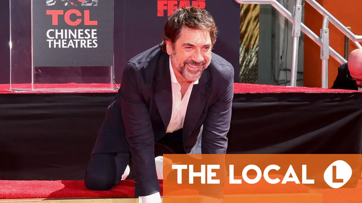 Spanish actor Javier Bardem leaves his mark on Hollywood Boulevard